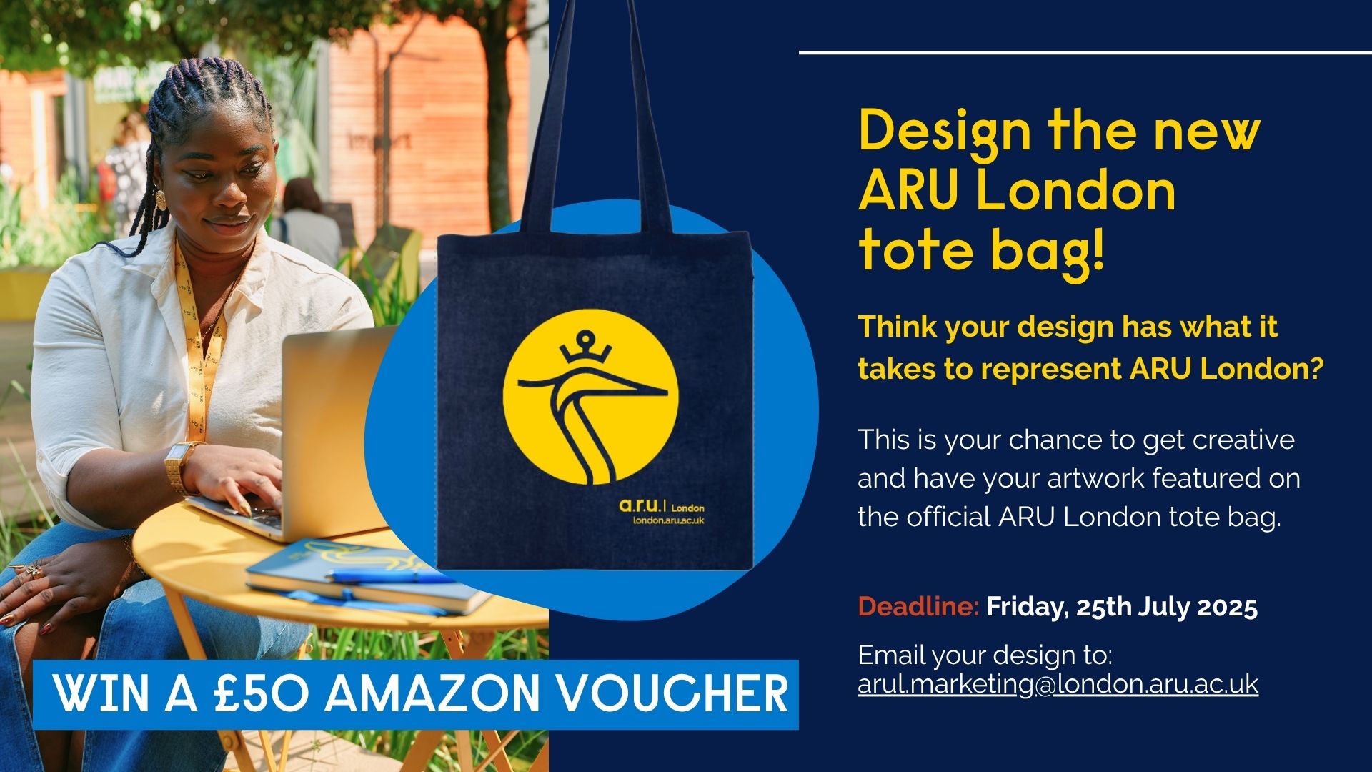 Competition: Design the new ARU London Tote Bag!