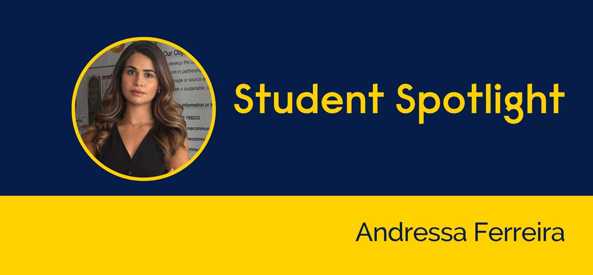 Student Spotlight: Andressa Ferreira
